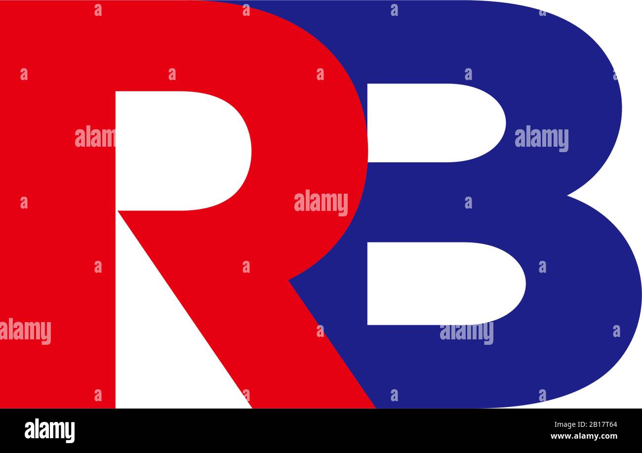 letter rb symbol linked simple colorful design logo vector Stock Vector Image & Art - Alamy
