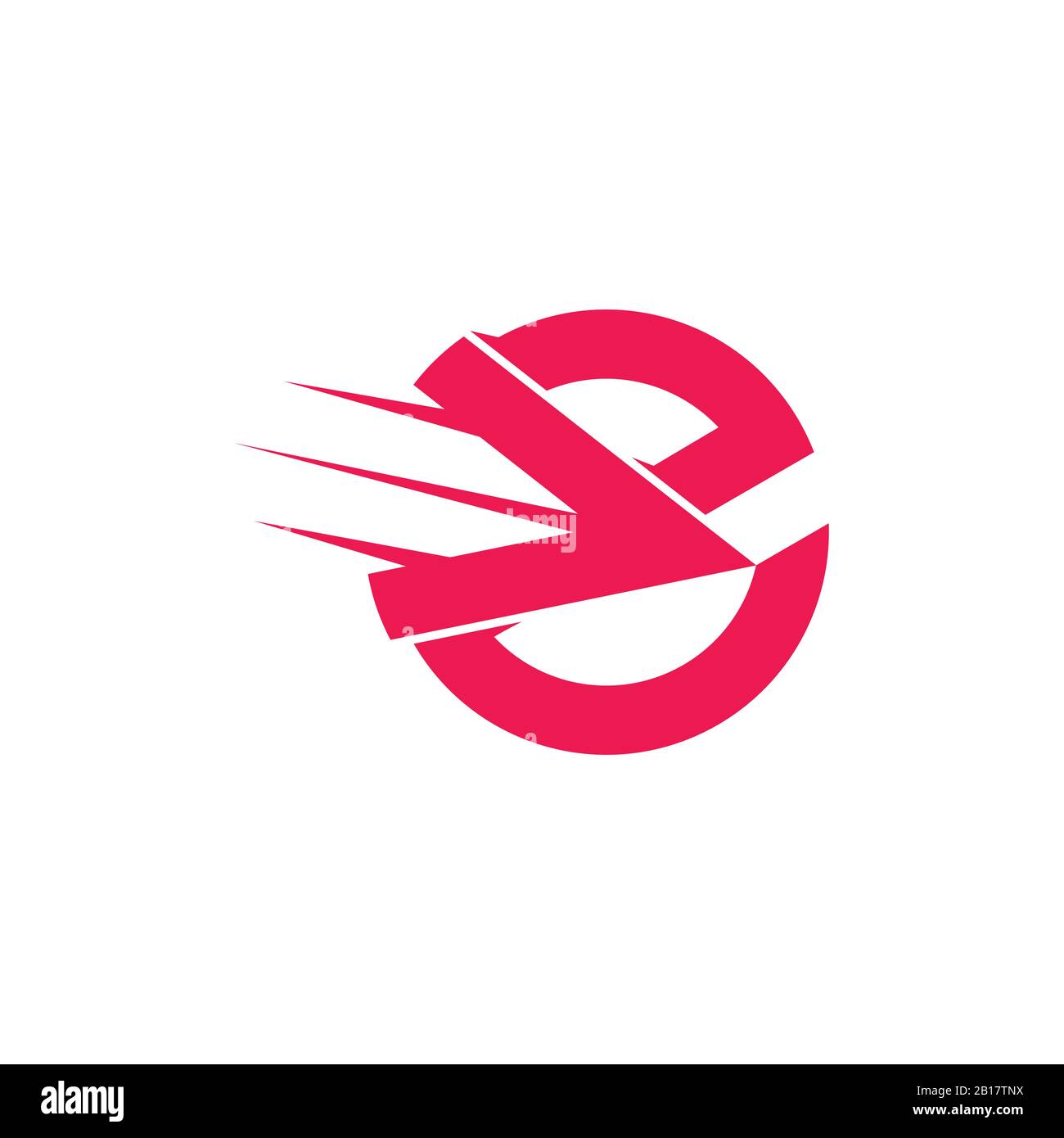 letter e fast movement arrow geometric logo vector Stock Vector Image ...