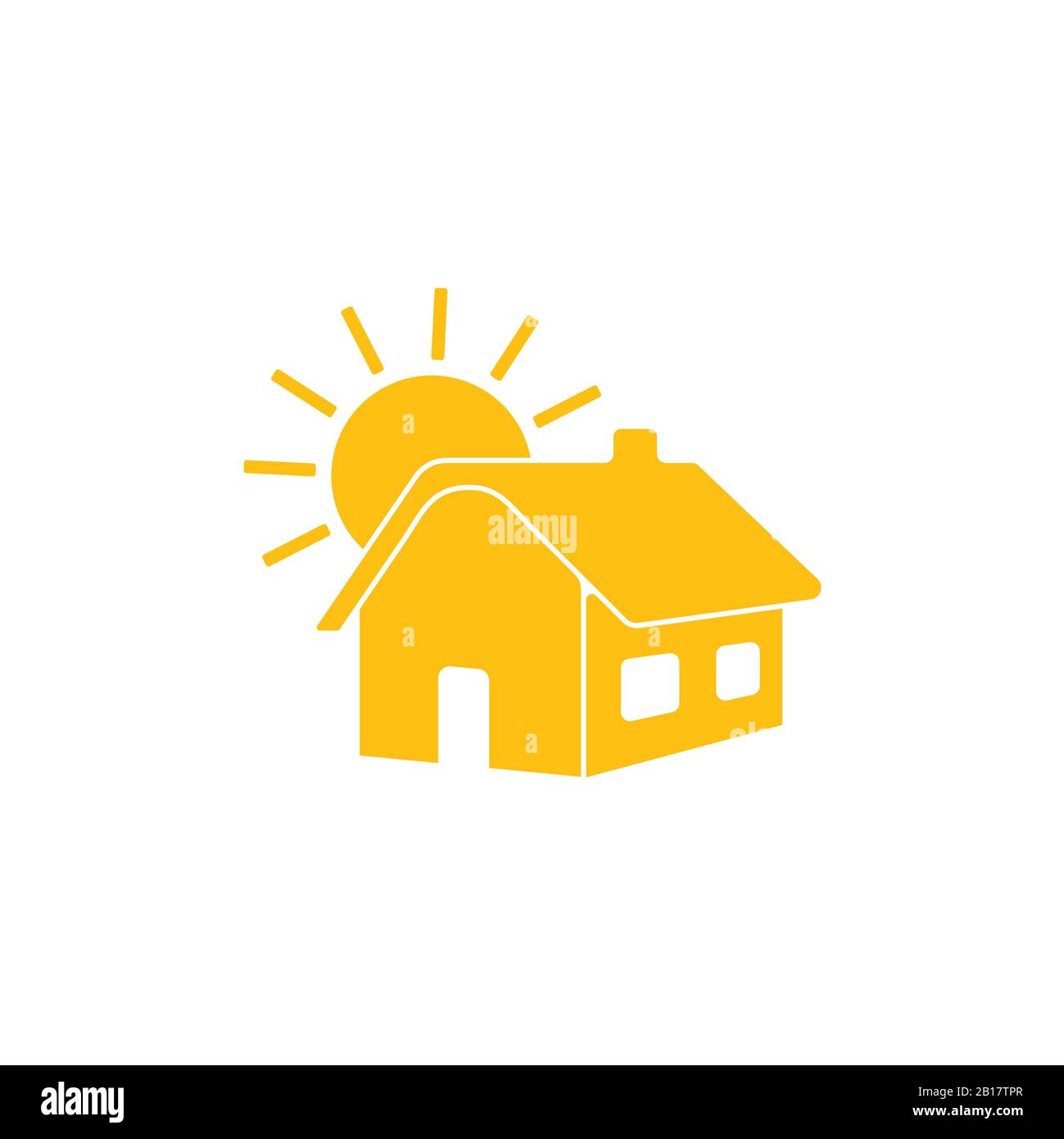 Flat eco design rural Cut Out Stock Images & Pictures - Alamy