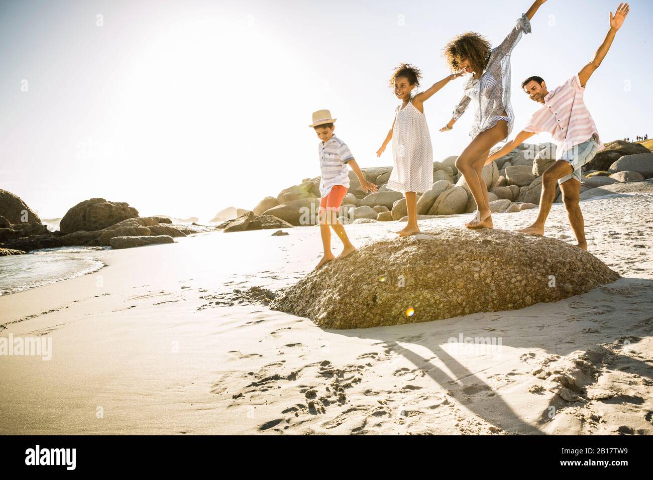Balancing family hi-res stock photography and images - Alamy