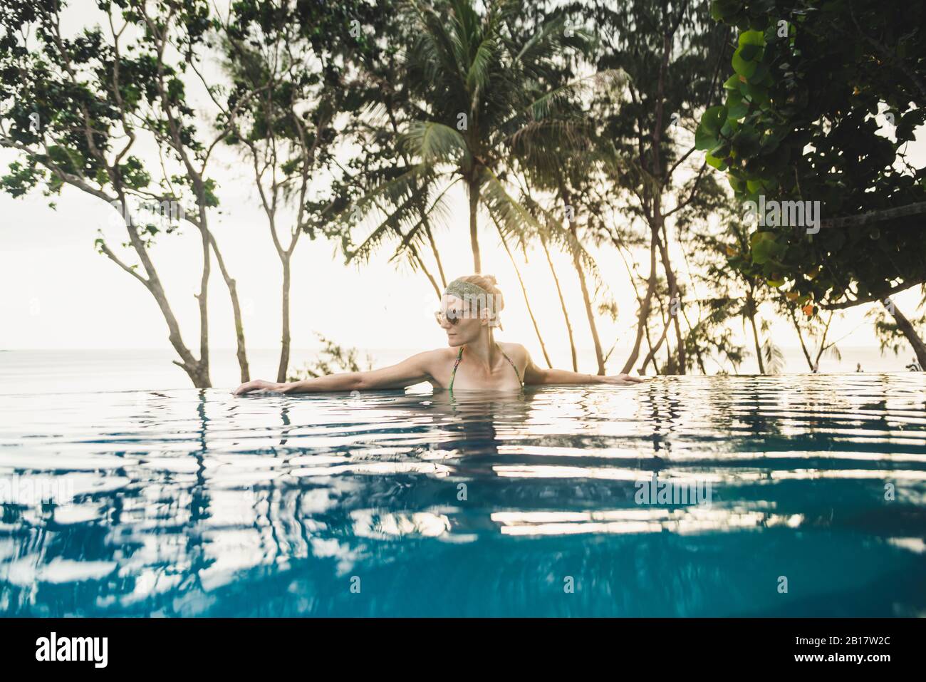 Woman Thailand Pool One Person High Resolution Stock Photography and ...