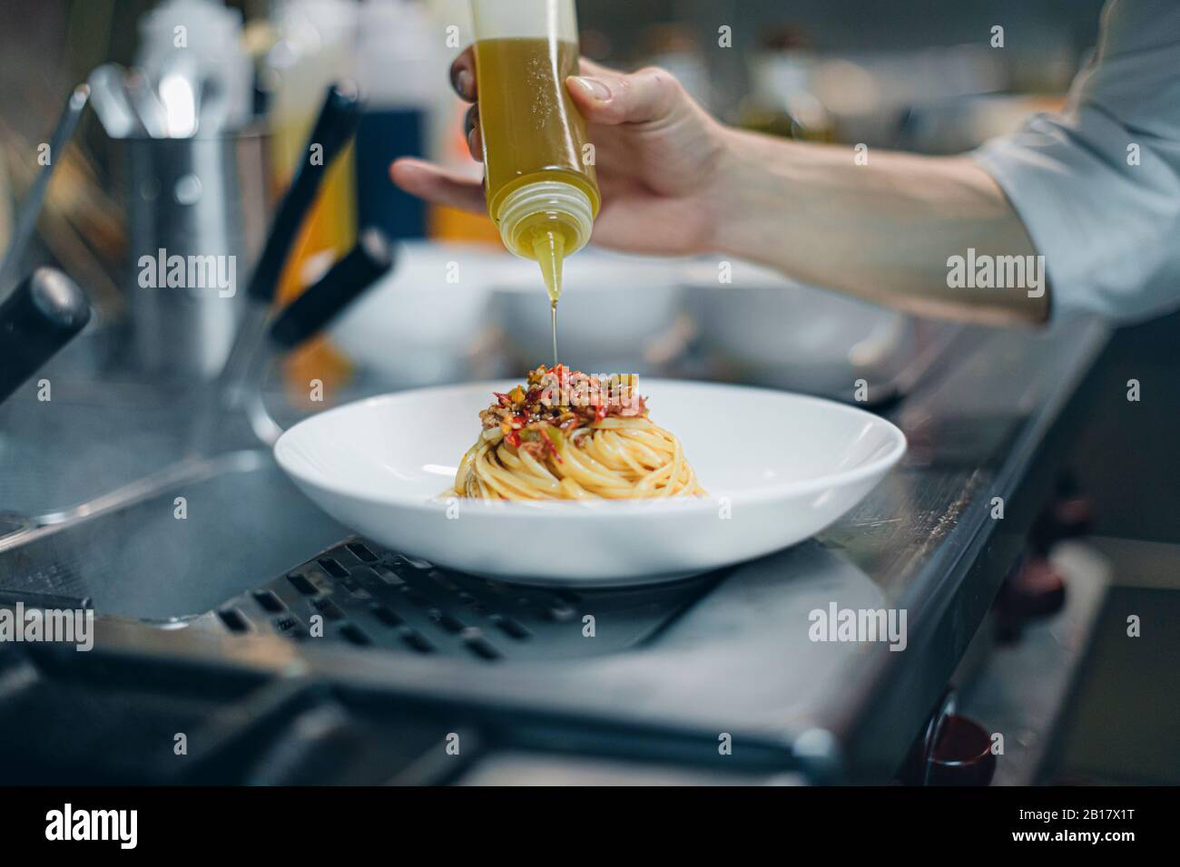 Young cook preparing traditional hi-res stock photography and images ...