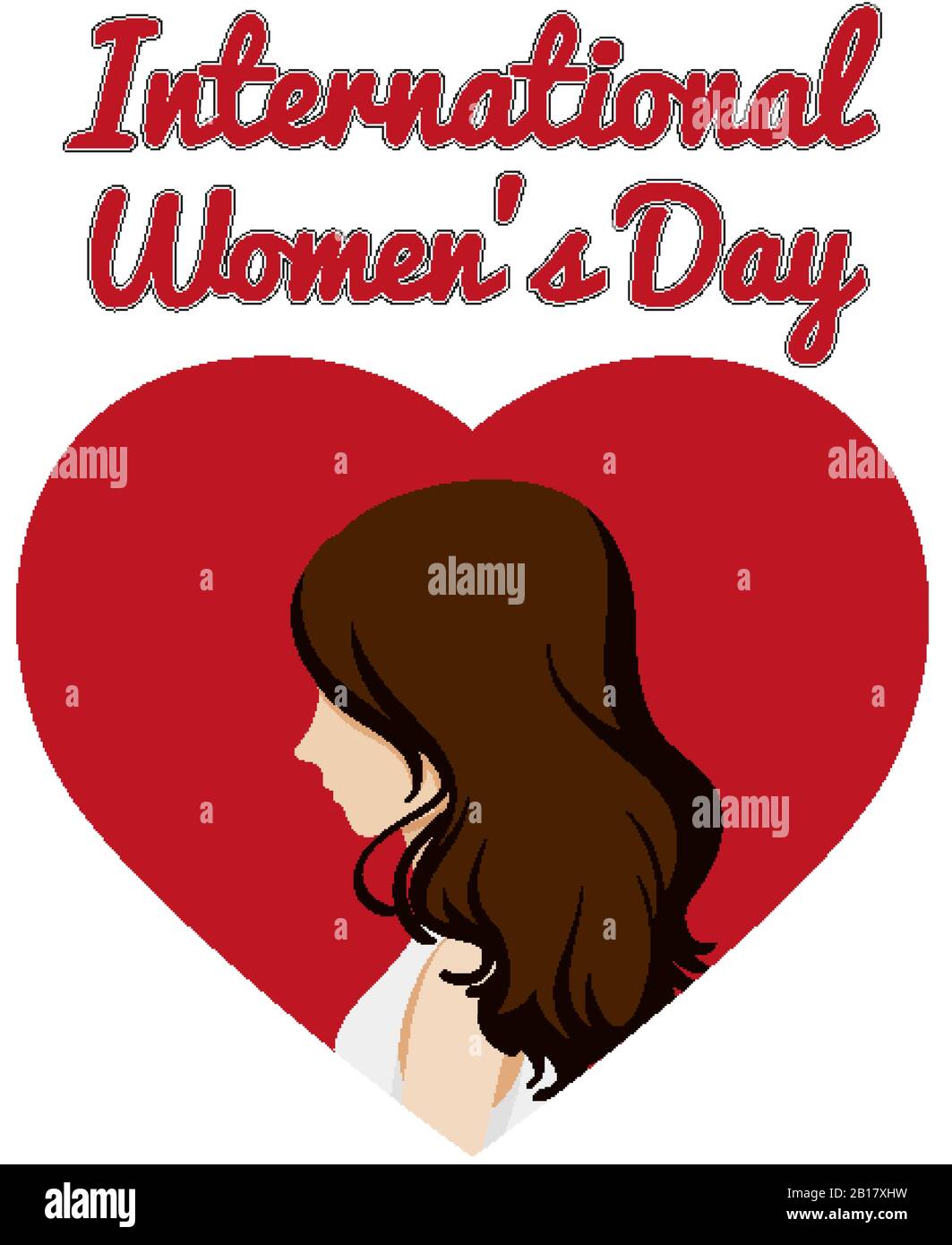 Background template for happy women day illustration Stock Vector Image ...