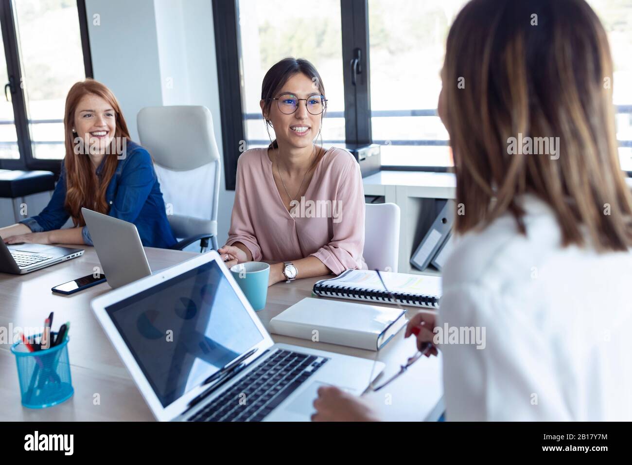 Phone during meeting hi-res stock photography and images - Alamy