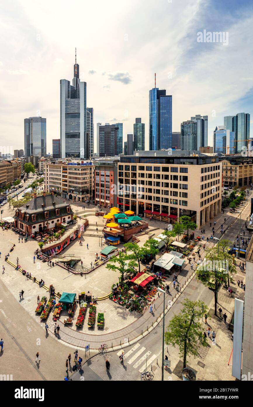 Hauptwache and skyline hi-res stock photography and images - Alamy