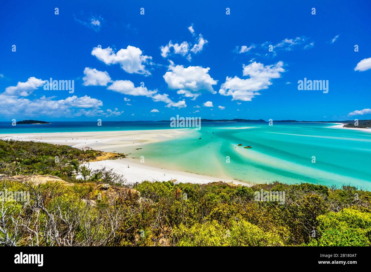 Australia, Queensland, View of Whitsunday Islands Stock Photo - Alamy