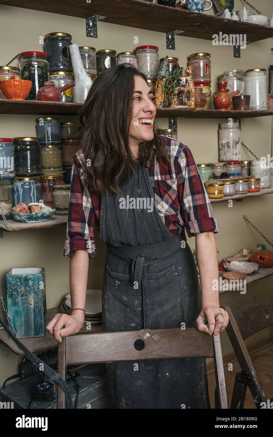 Happy potter hi-res stock photography and images - Alamy