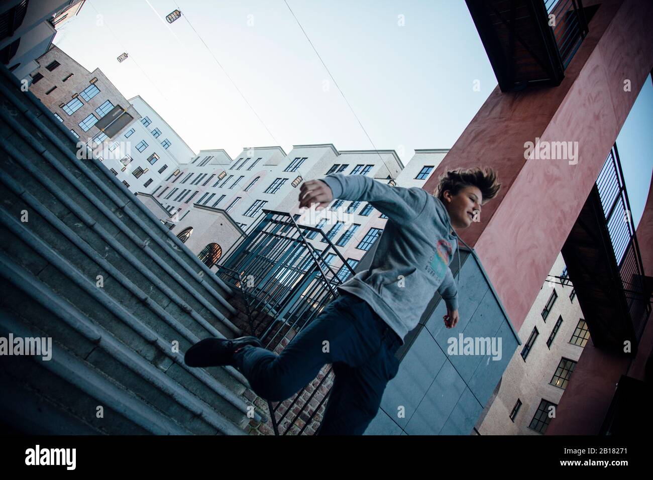 Step and jump hi-res stock photography and images - Alamy