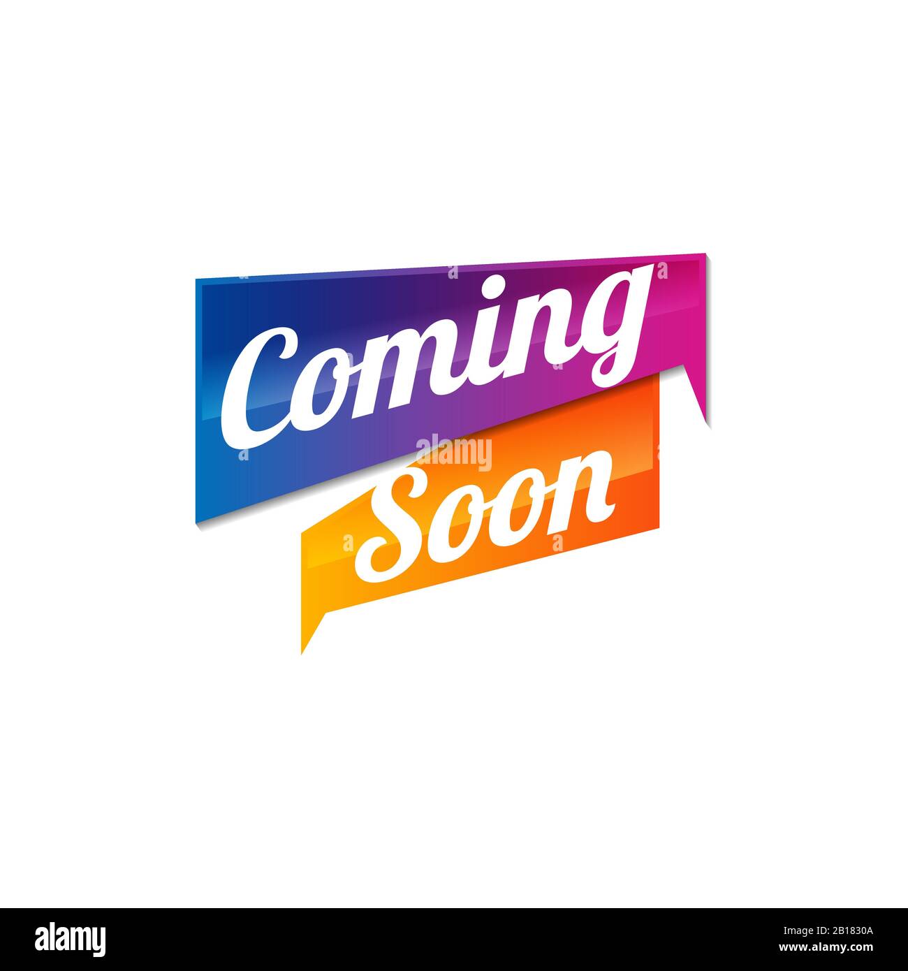 Coming soon. Vector illustrations on white background Stock Vector ...