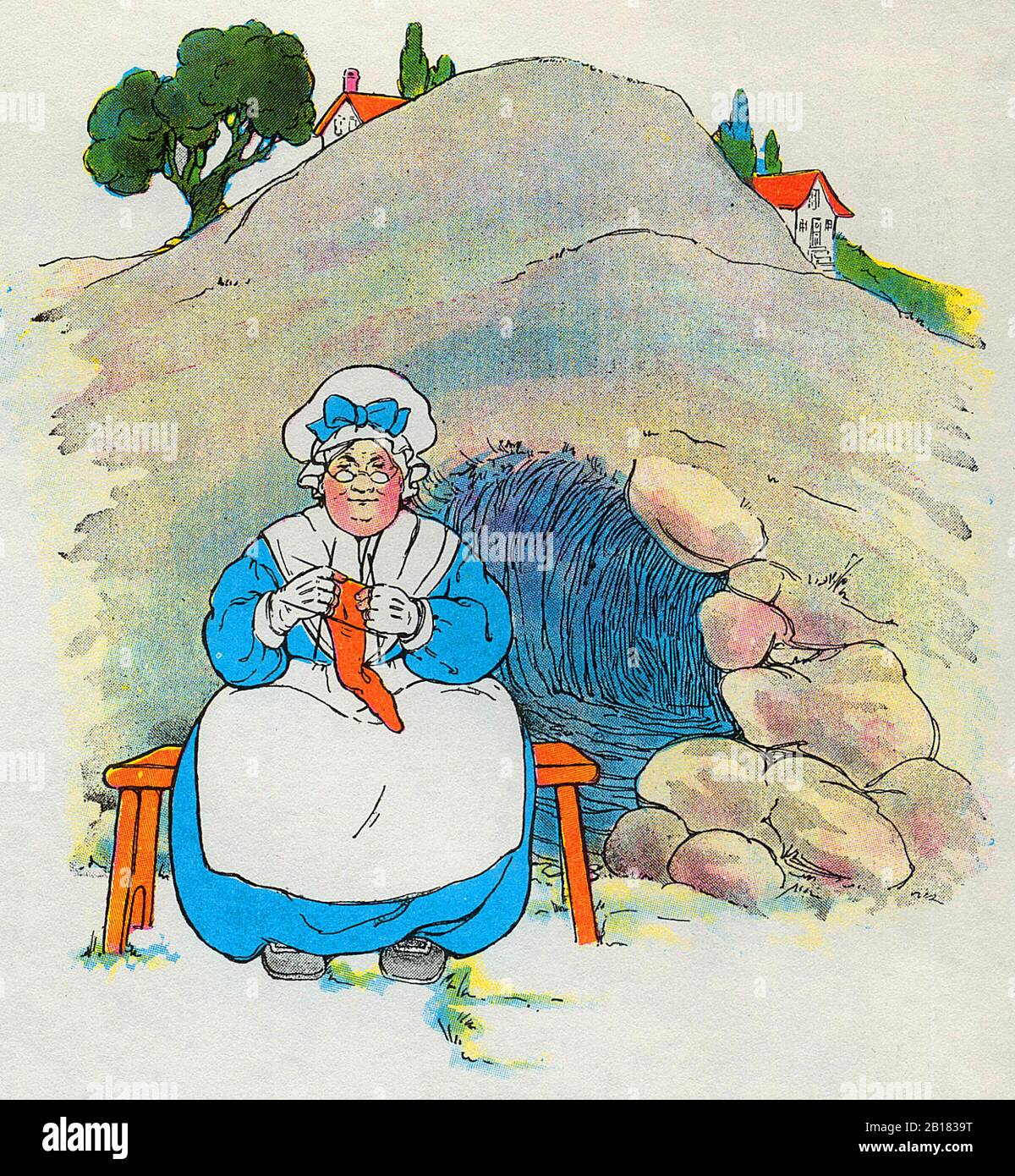 THE OLD WOMAN UNDER A HILL, The Real Mother Goose Nursery Rhyme ...