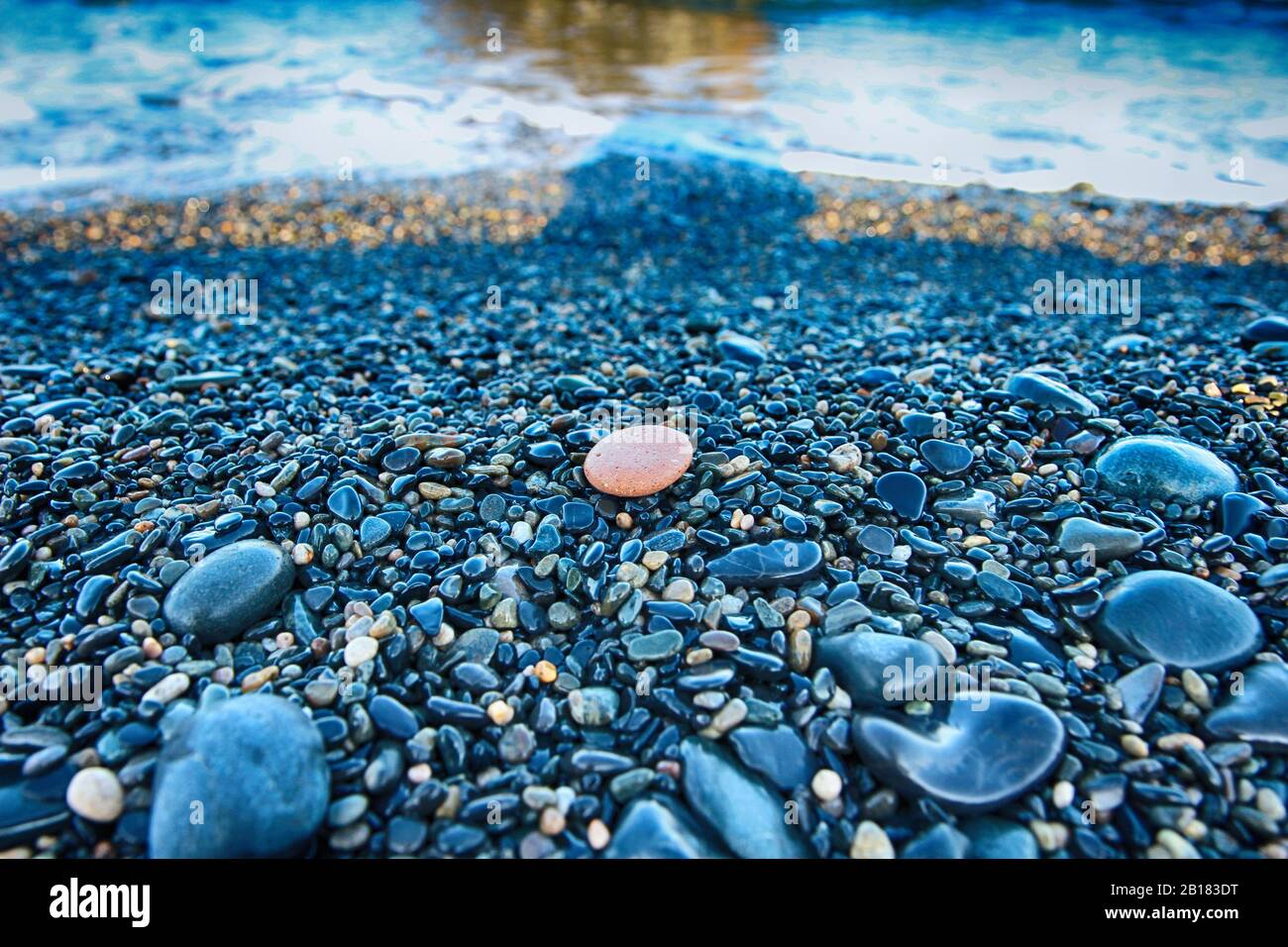 Mongdol Gravel Stones in Jujeon Beach, Ulsan, Gyeongsangdo, South Korea ...
