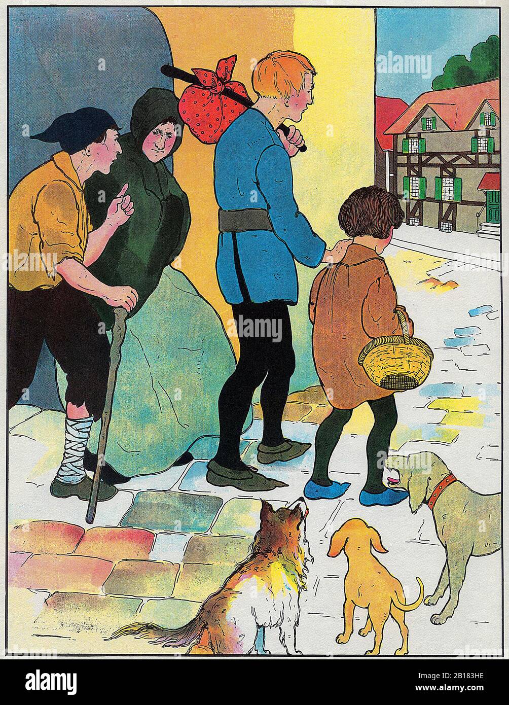, The Real Mother Goose Nursery Rhyme Illustration by Blanche Fisher ...