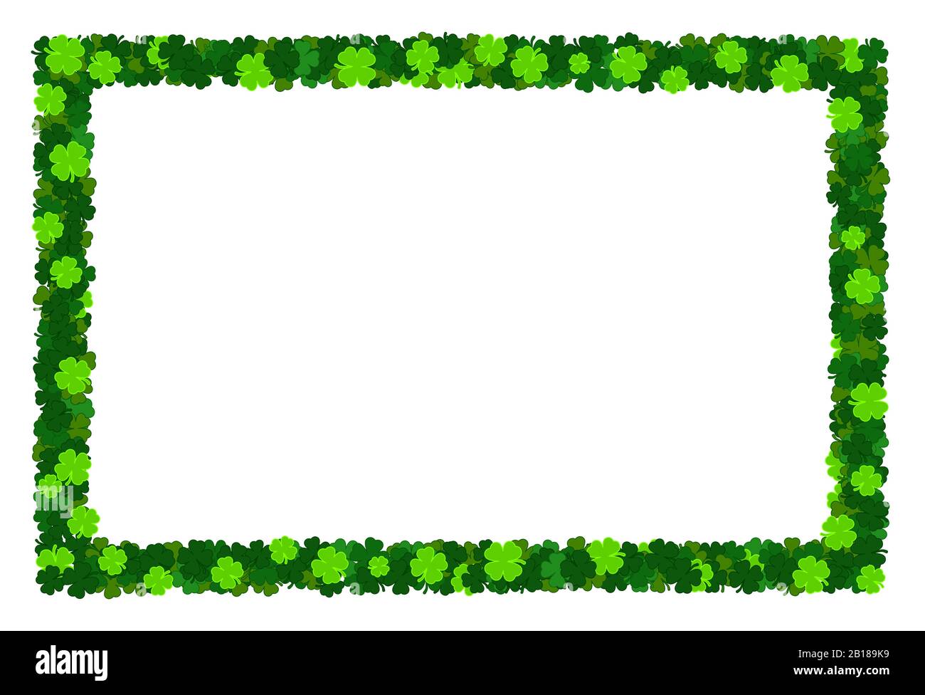 Shamrock Page Border Clip Art