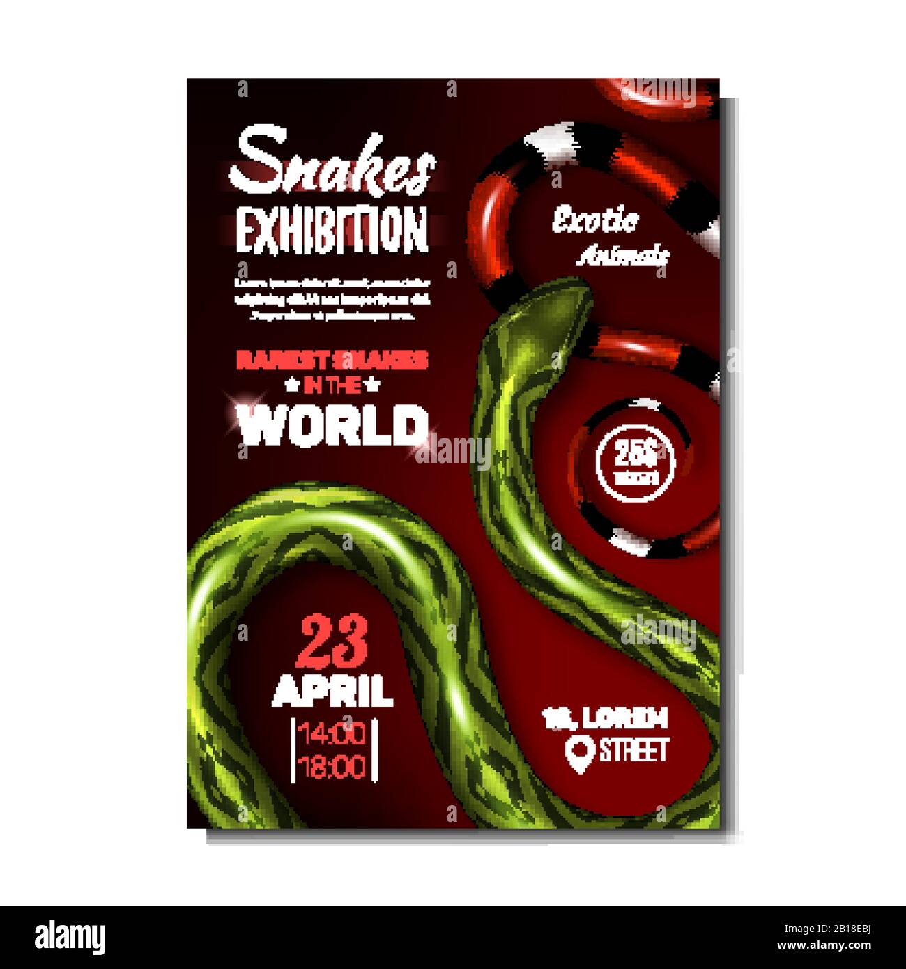 Exhibition animals Stock Vector Images - Alamy