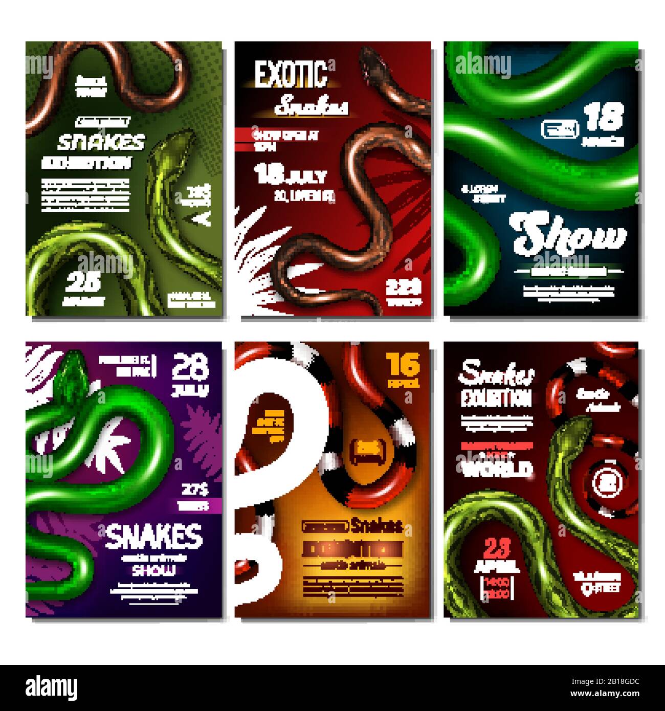 Snakes show Cut Out Stock Images & Pictures - Alamy