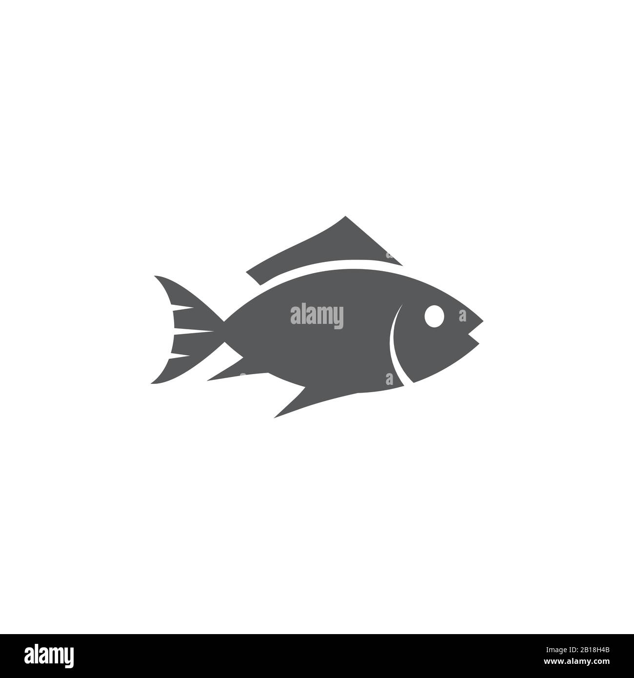 Simple fish outline drawing hi-res stock photography and images - Alamy