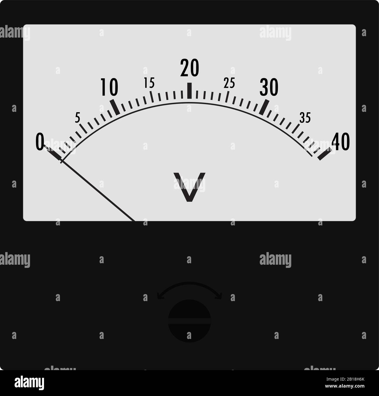 Voltmeter background Stock Vector Images - Alamy