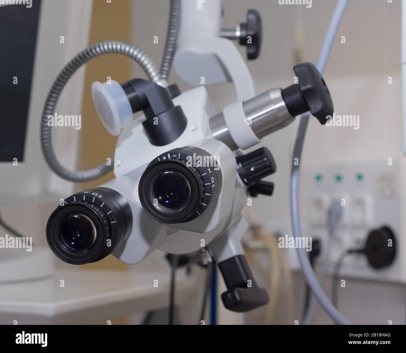 Modern medical equipment - ophthalmology operation surgical microscope ...