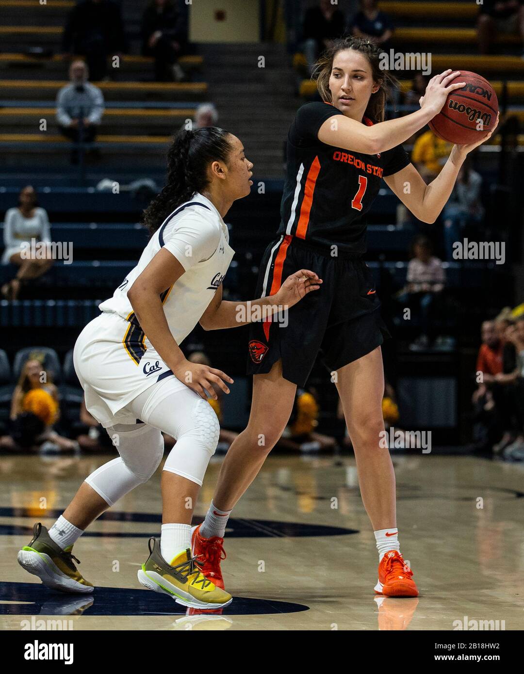 Berkeley, CA U.S. 23rd Feb, 2020. A. Oregon State Beavers guard Aleah ...
