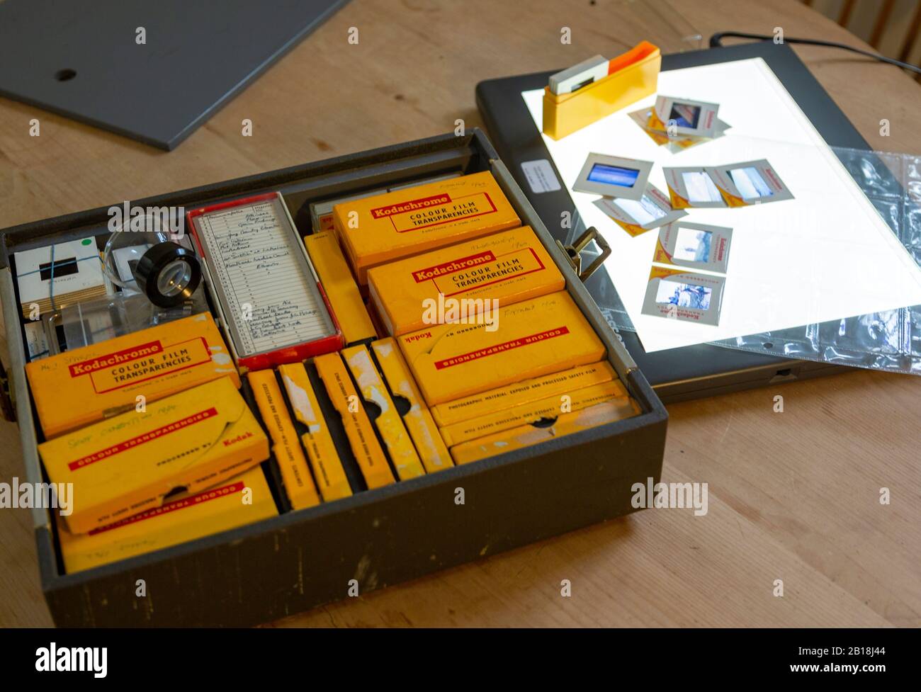 Film boxes hi-res stock photography and images - Alamy