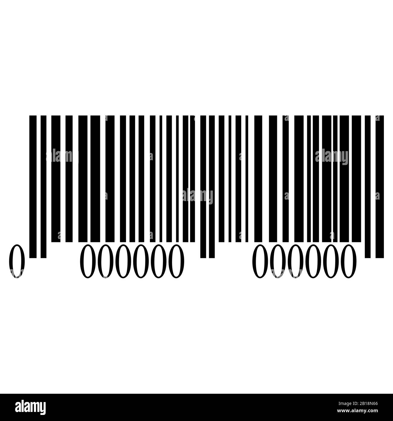 Barcode isolated on white background, vector illustration Stock Vector ...