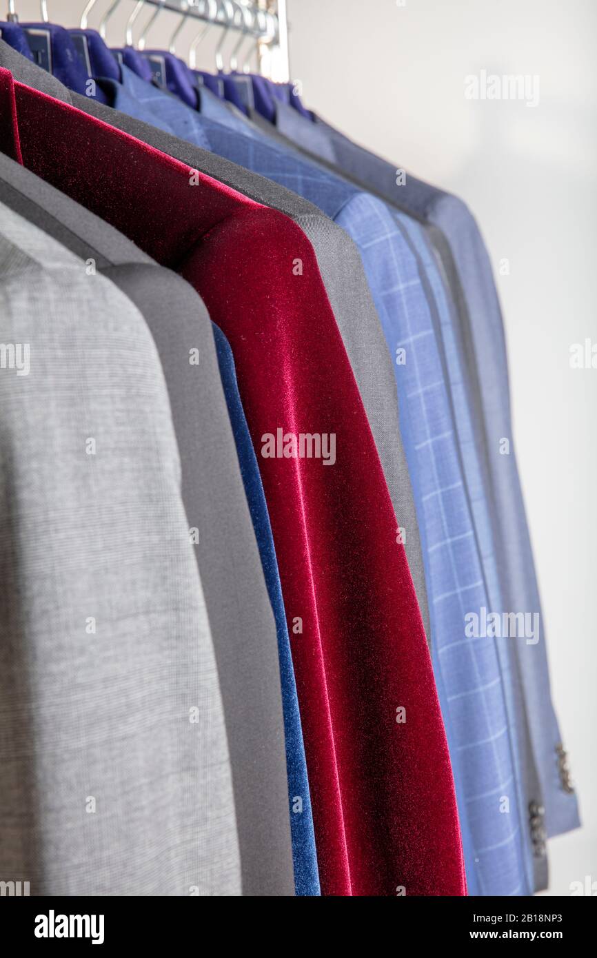 Blazers rack hi-res stock photography and images - Alamy