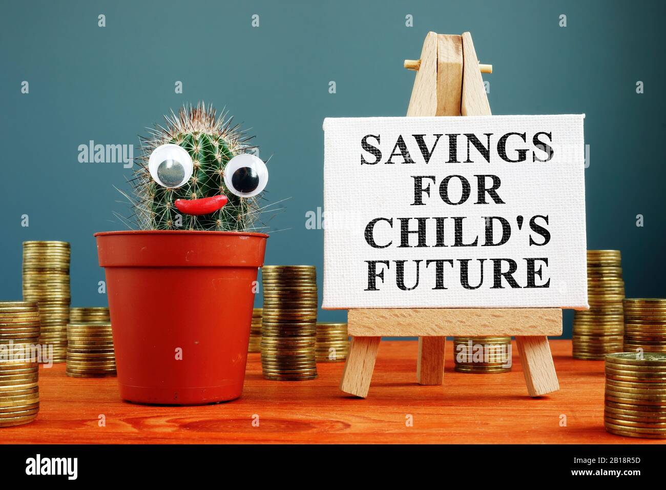 Saving for kids future hi-res stock photography and images - Alamy
