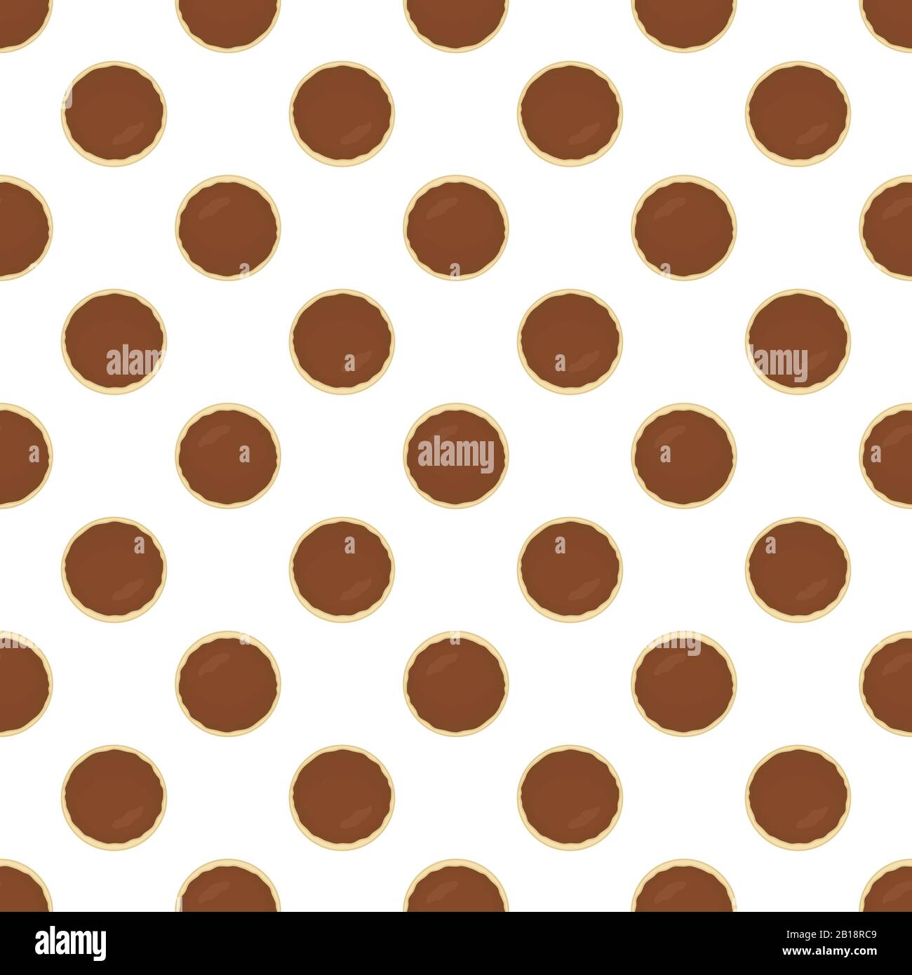 Pastry jam cookie biscuit Stock Vector Images - Alamy