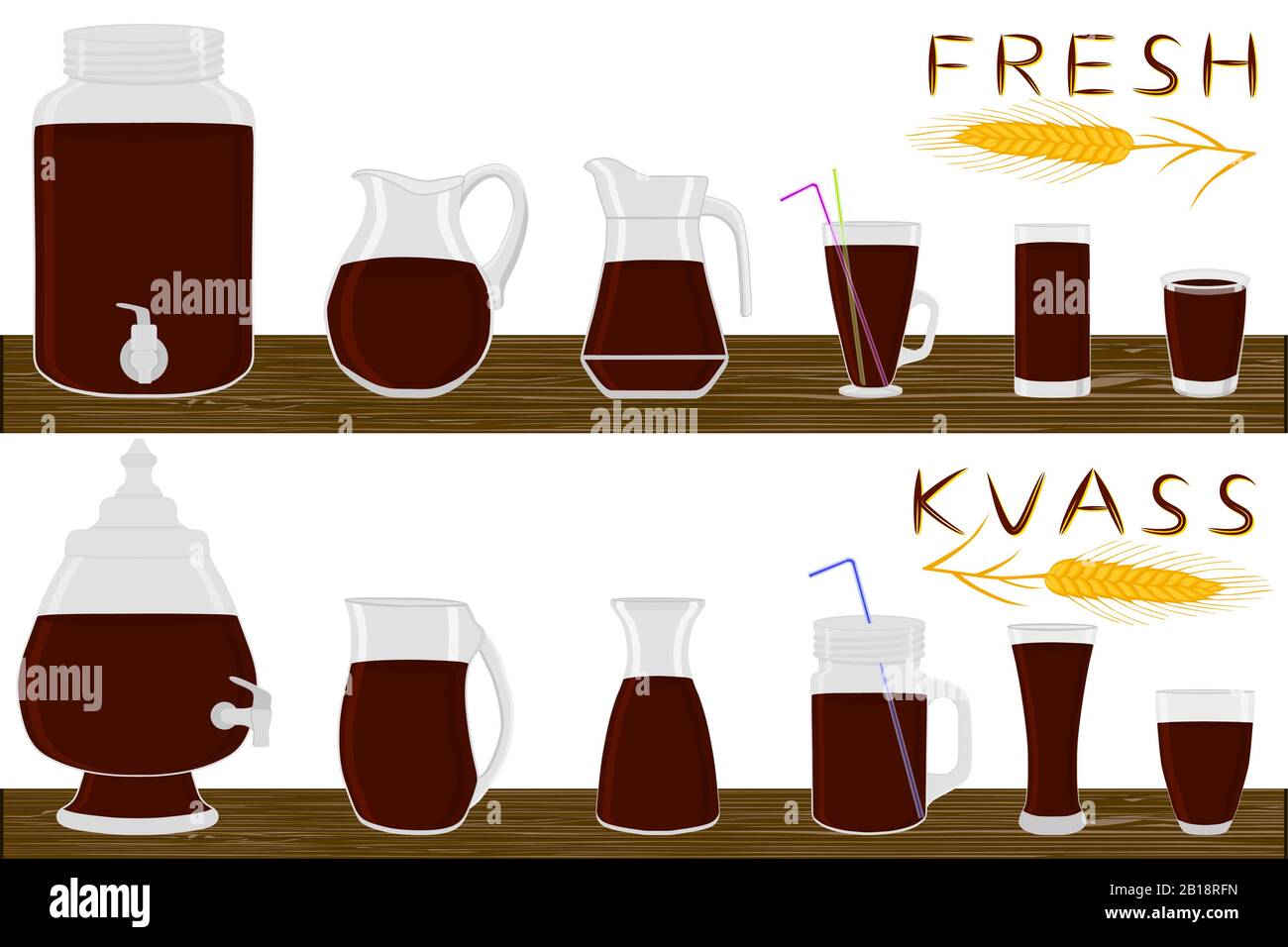 Bread various types in Stock Vector Images - Alamy