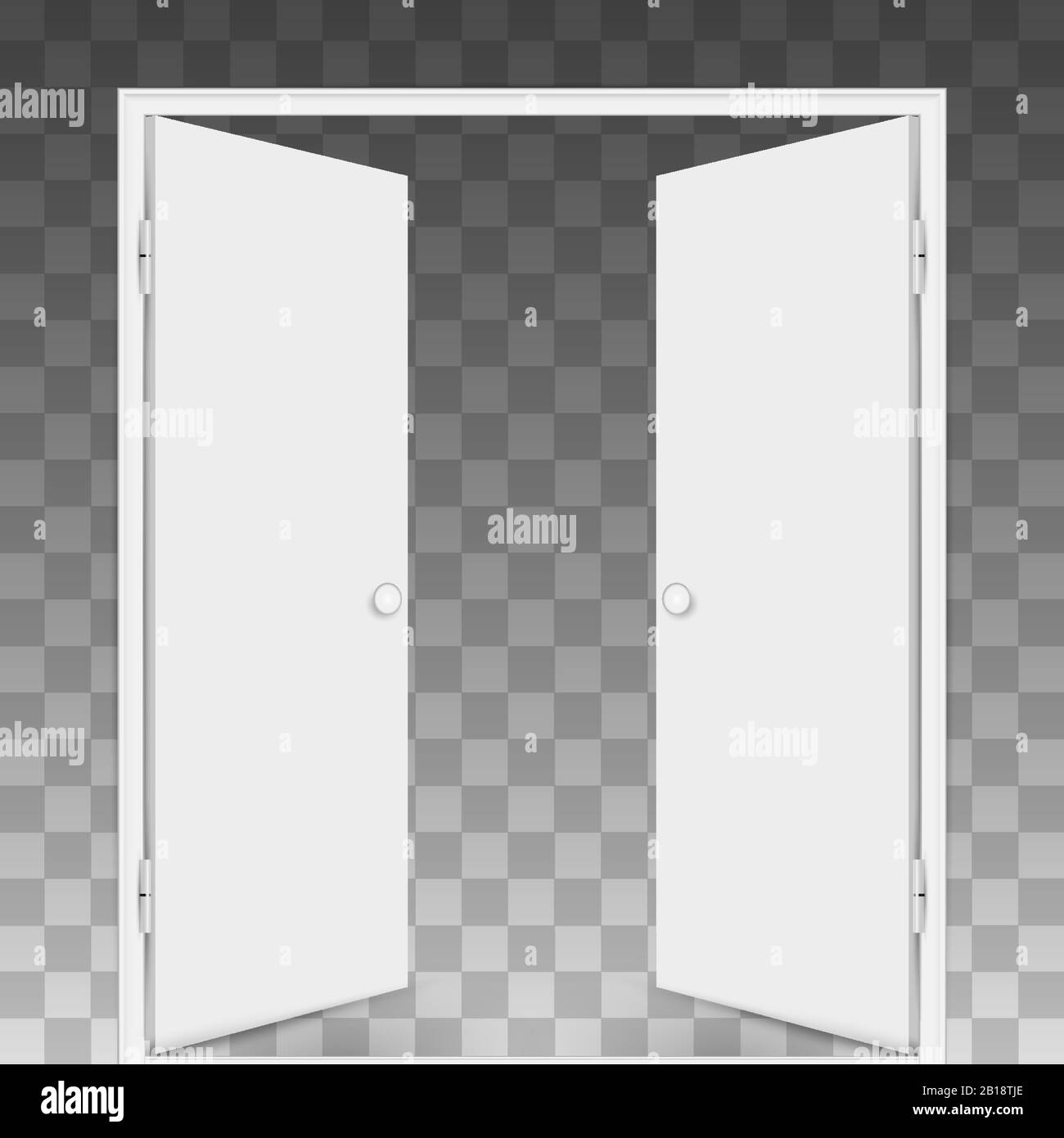 Open Door Vector