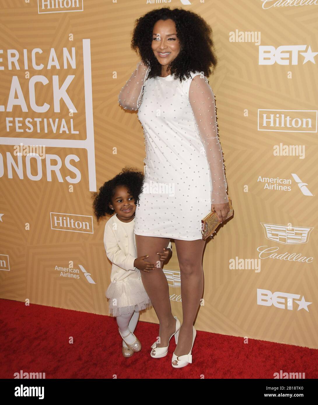 LisaRaye McCoy and Granddaughter at the American Black Film Festival ...