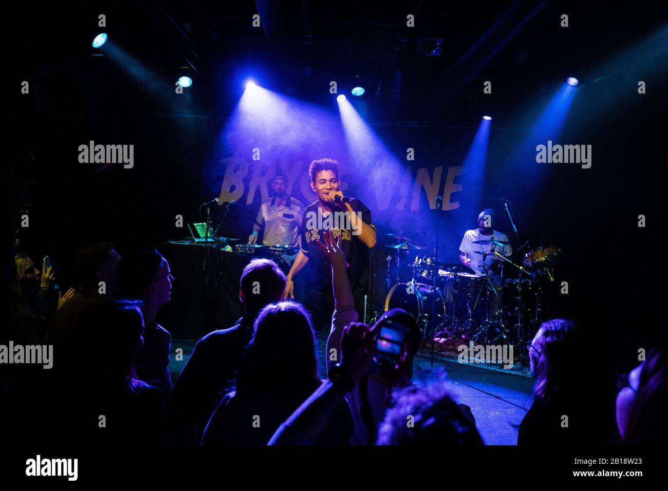 Copenhagen, Denmark. 23rd Feb, 2020. The American rapper Bryce Vine ...