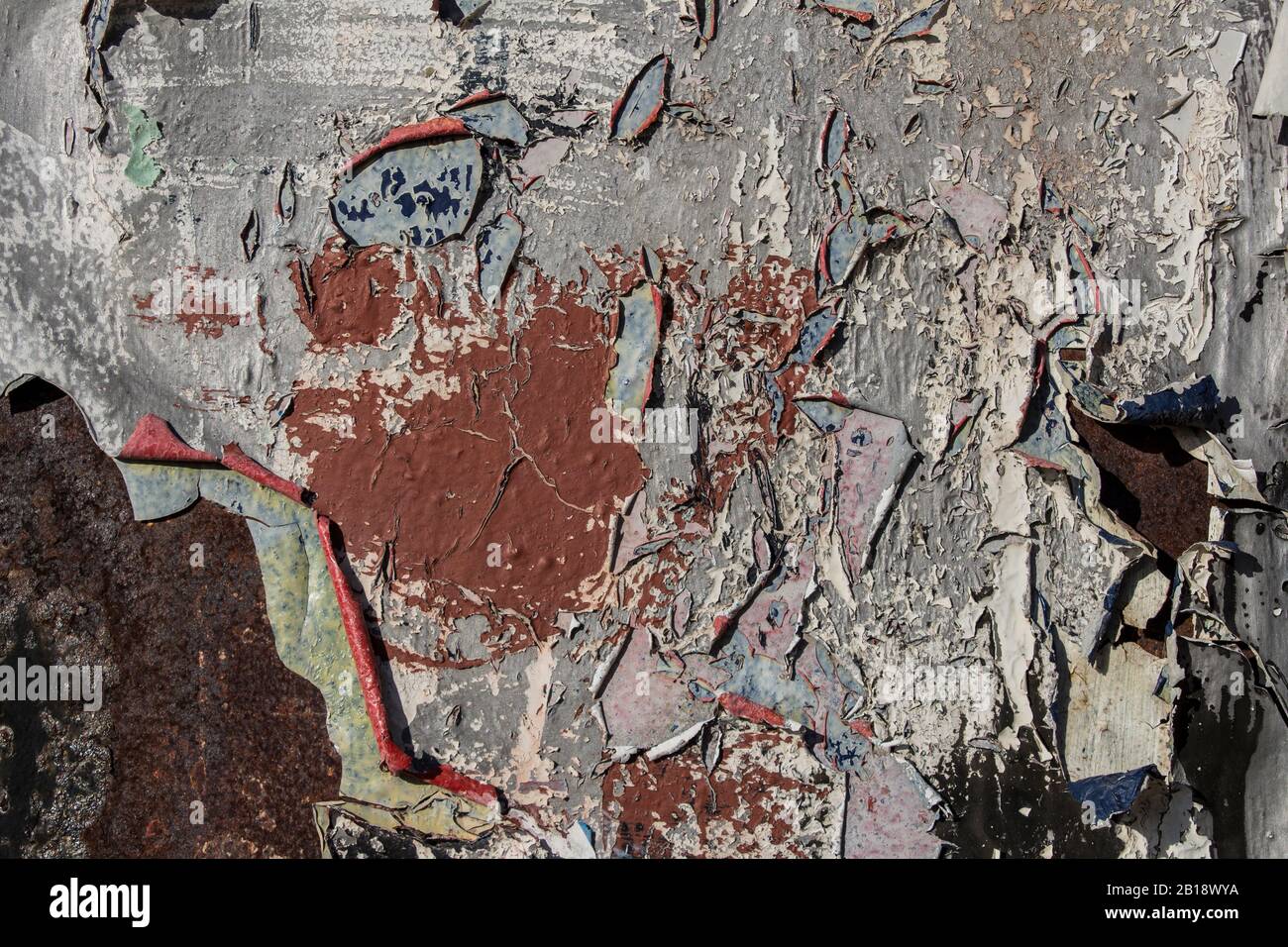 texture worn paint, texture of worn paint on rusty metal bottom, rusty ...