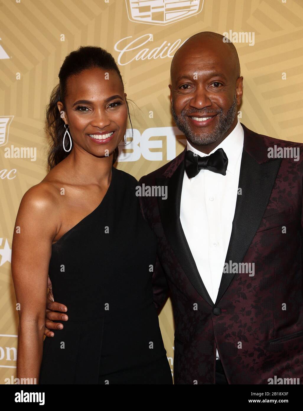 Beverly Hills, Ca. 23rd Feb, 2020. Nicole Friday, Jeff Friday, at the ...