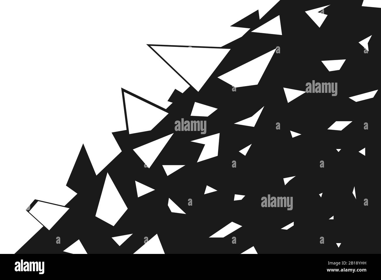 The abstract background is collapsing Stock Vector Image & Art - Alamy