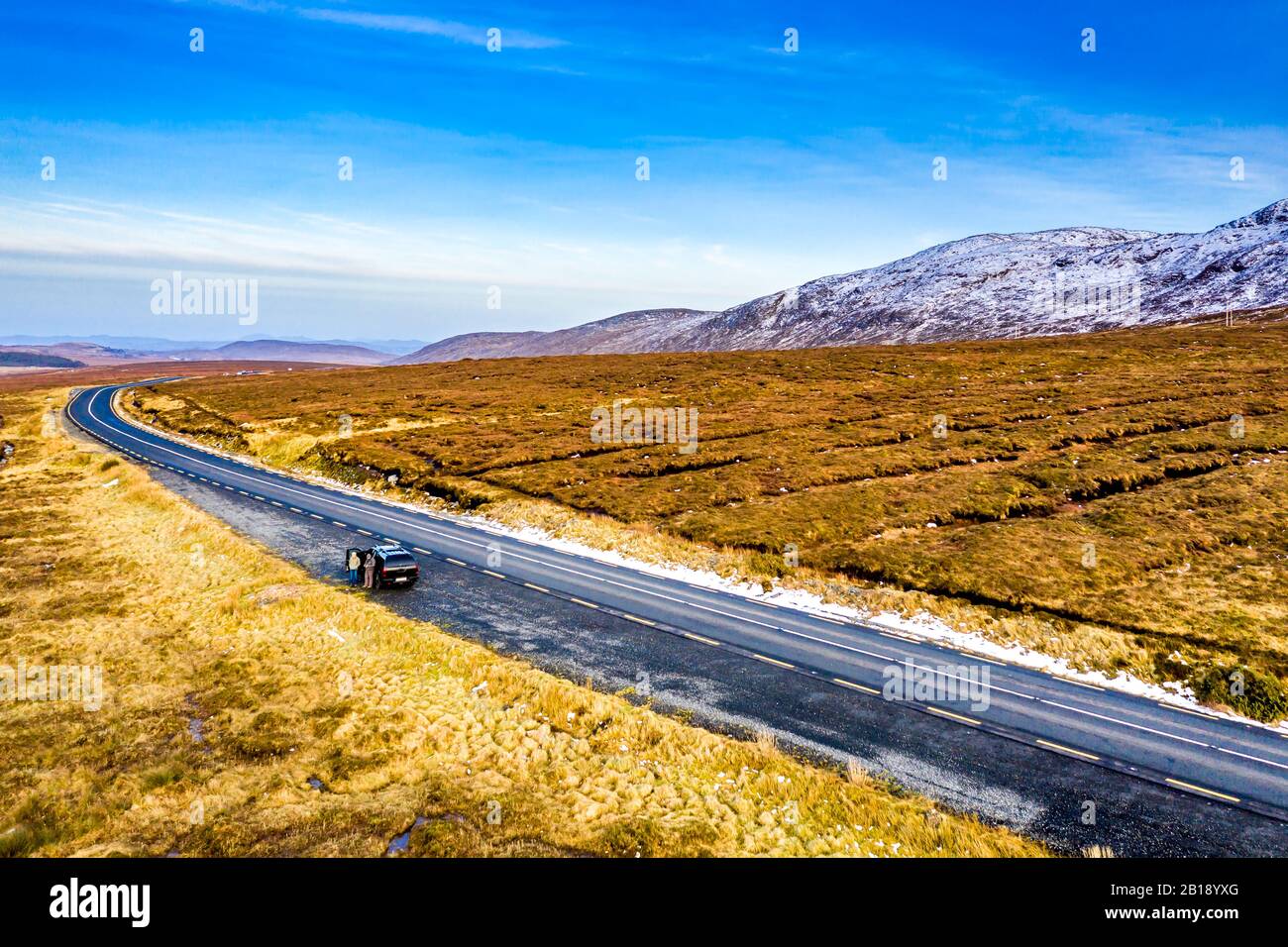 Rural highway water aerial hi-res stock photography and images - Alamy