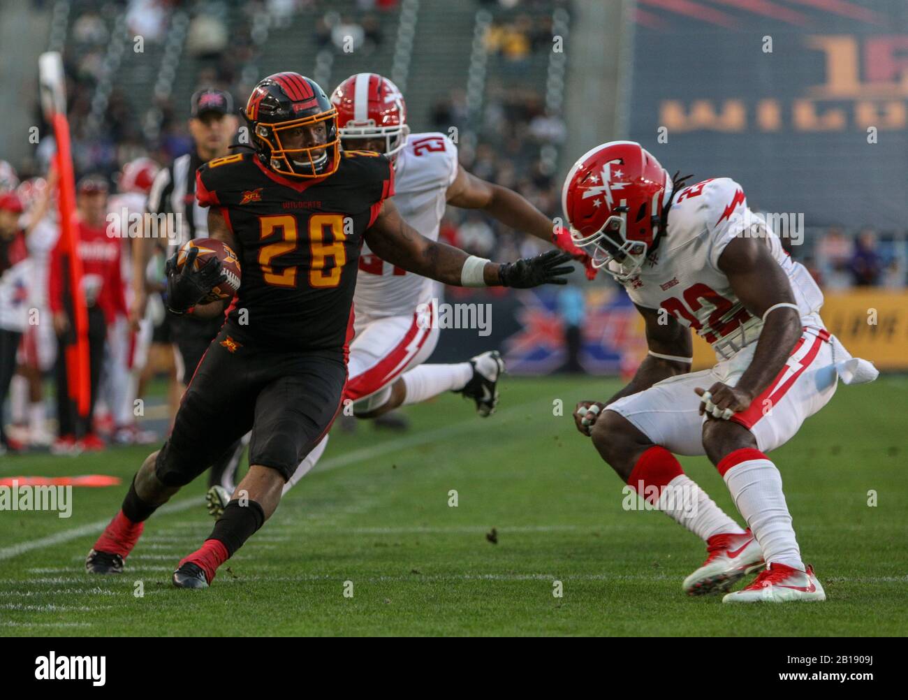 Carson, California, USA. 23rd Feb, 2020. 28 Martez Carter touchdown ...
