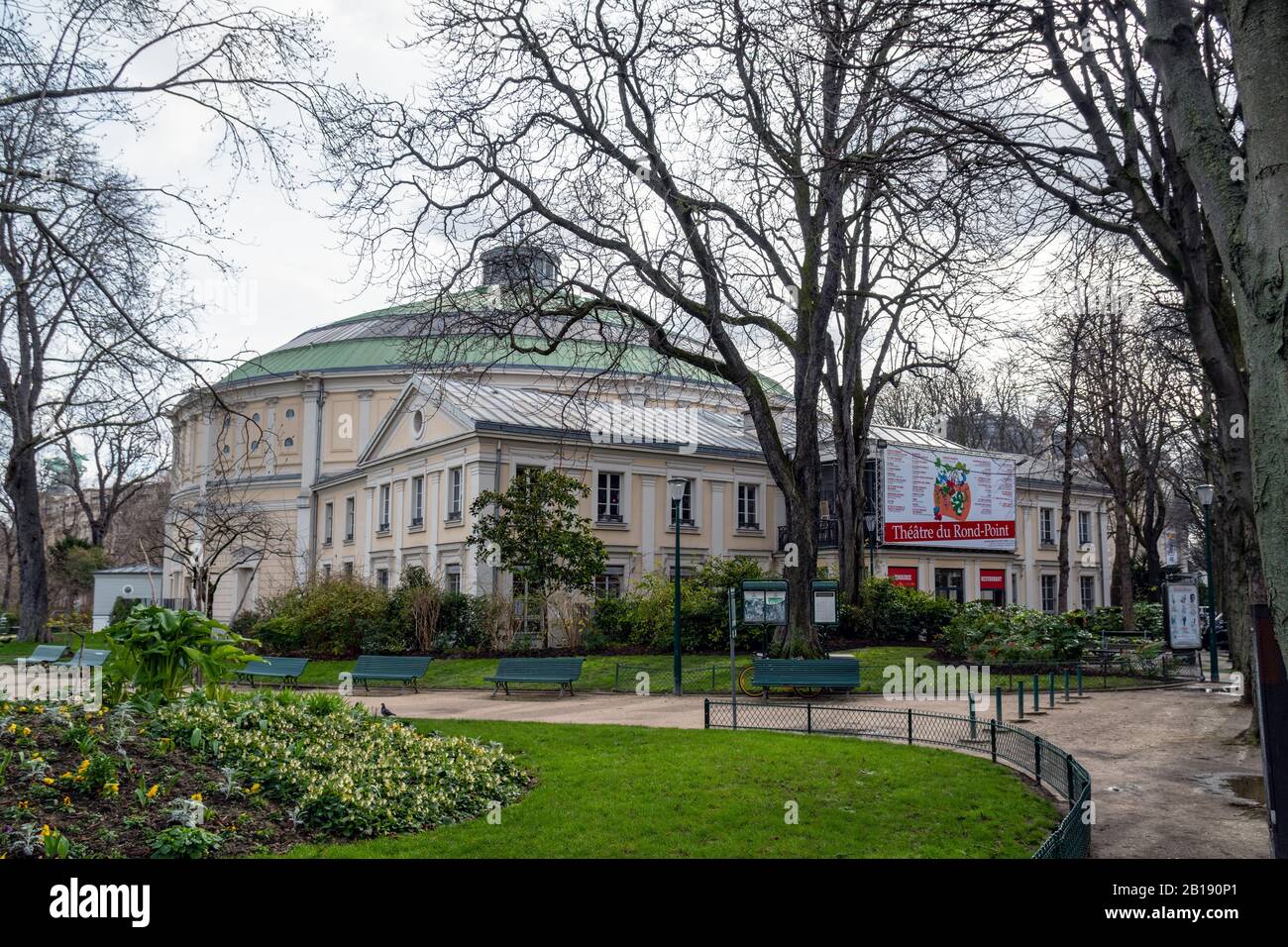 Theatre du Rond-Point in Paris Stock Photo - Alamy