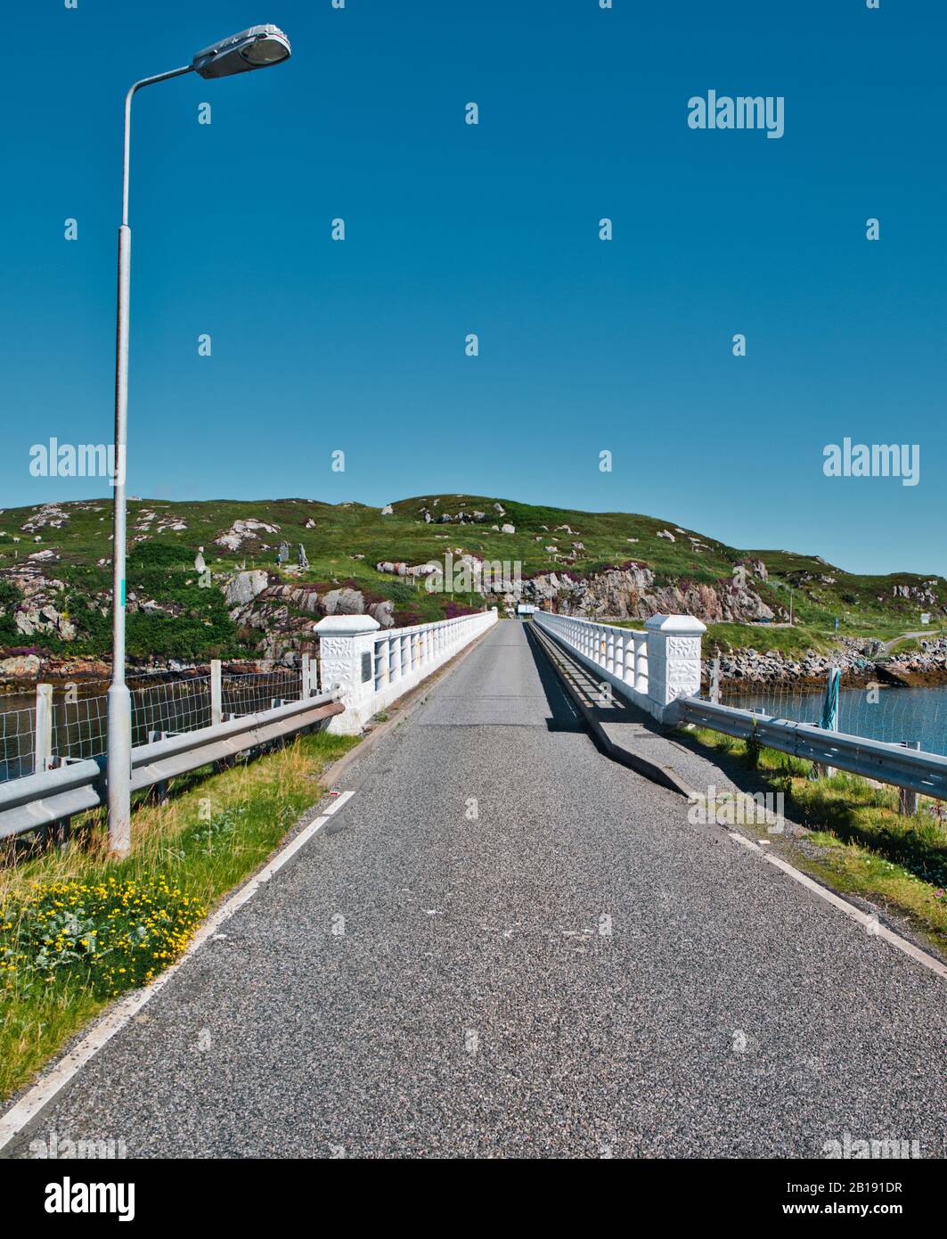 Pre-stressed concrete road bridge, built in 1953 to link the Isle of ...