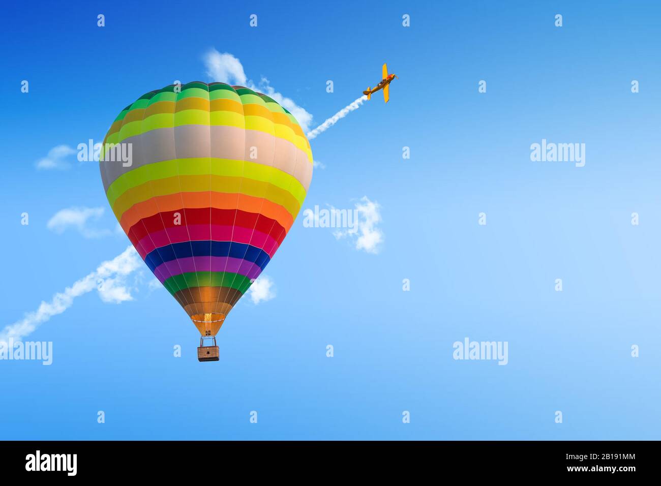 Success in business. Upward movement. Mail delivery service by air ...