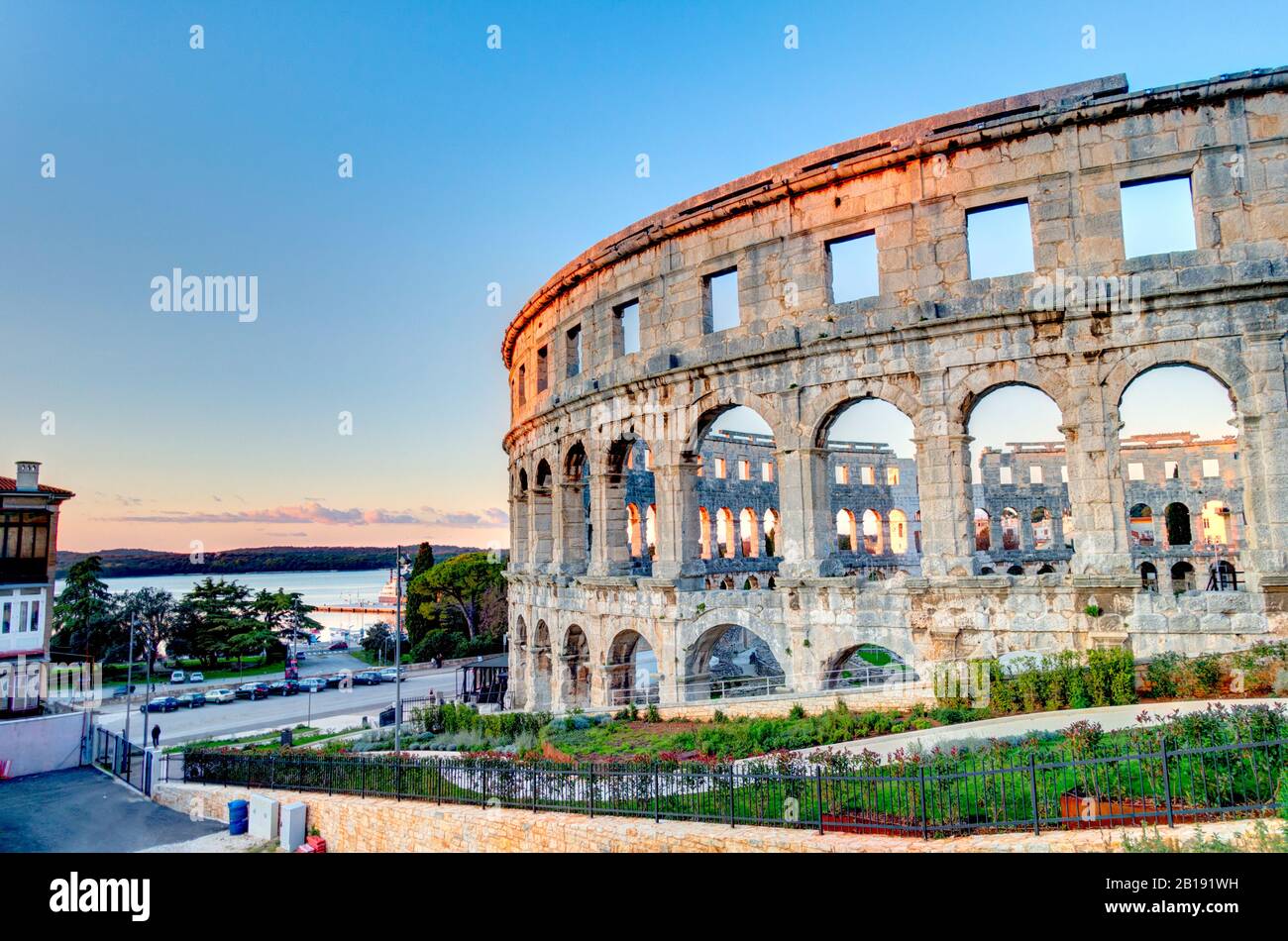 Pula Amphitheater, Croatia Stock Photo - Alamy