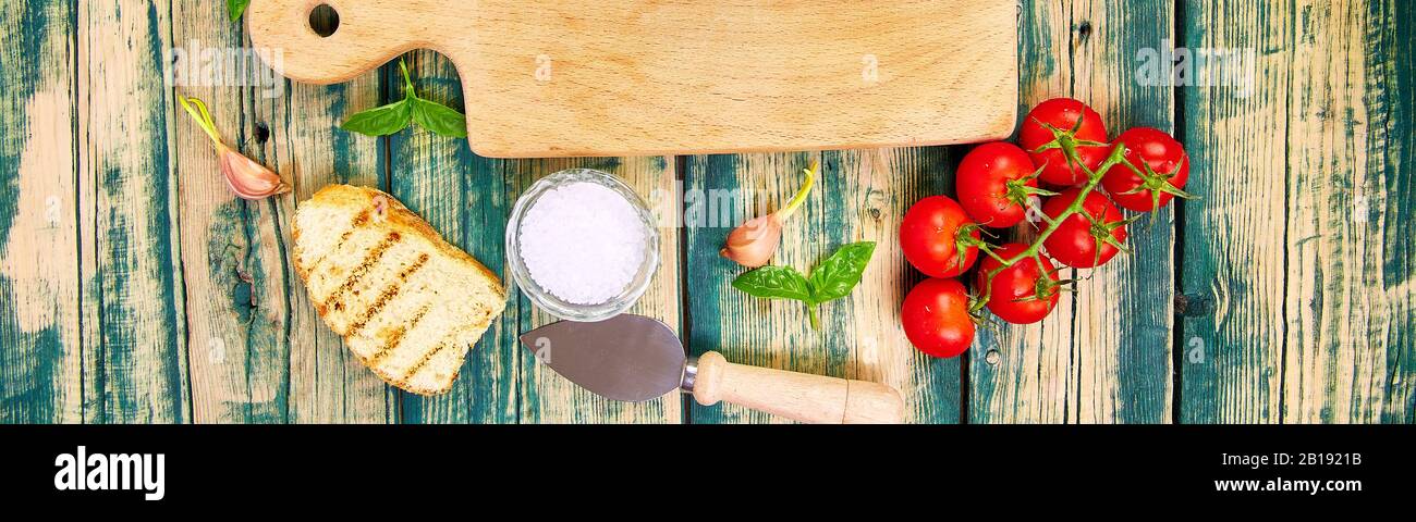 Banner of Italian food background. Ready for cooking. Food frame Stock ...