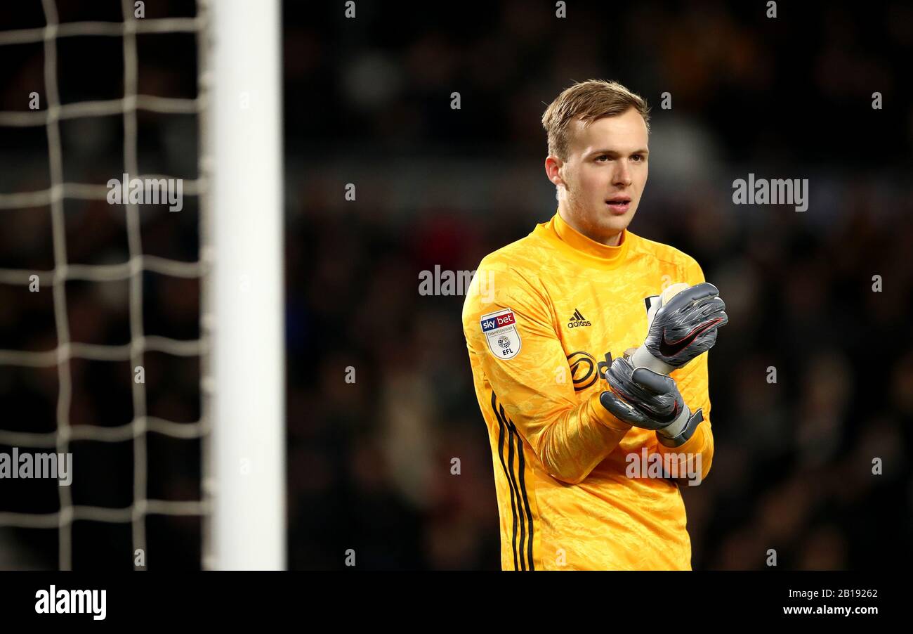 Fulham goalkeeper Marek Rodak Stock Photo - Alamy