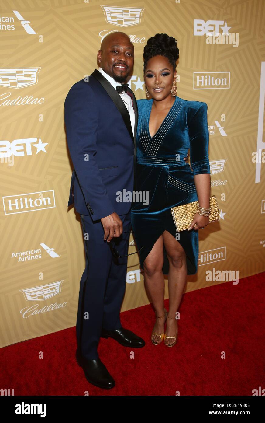 Beverly Hills, California, USA. 23rd Feb, 2020. Omar Epps and Keisha ...