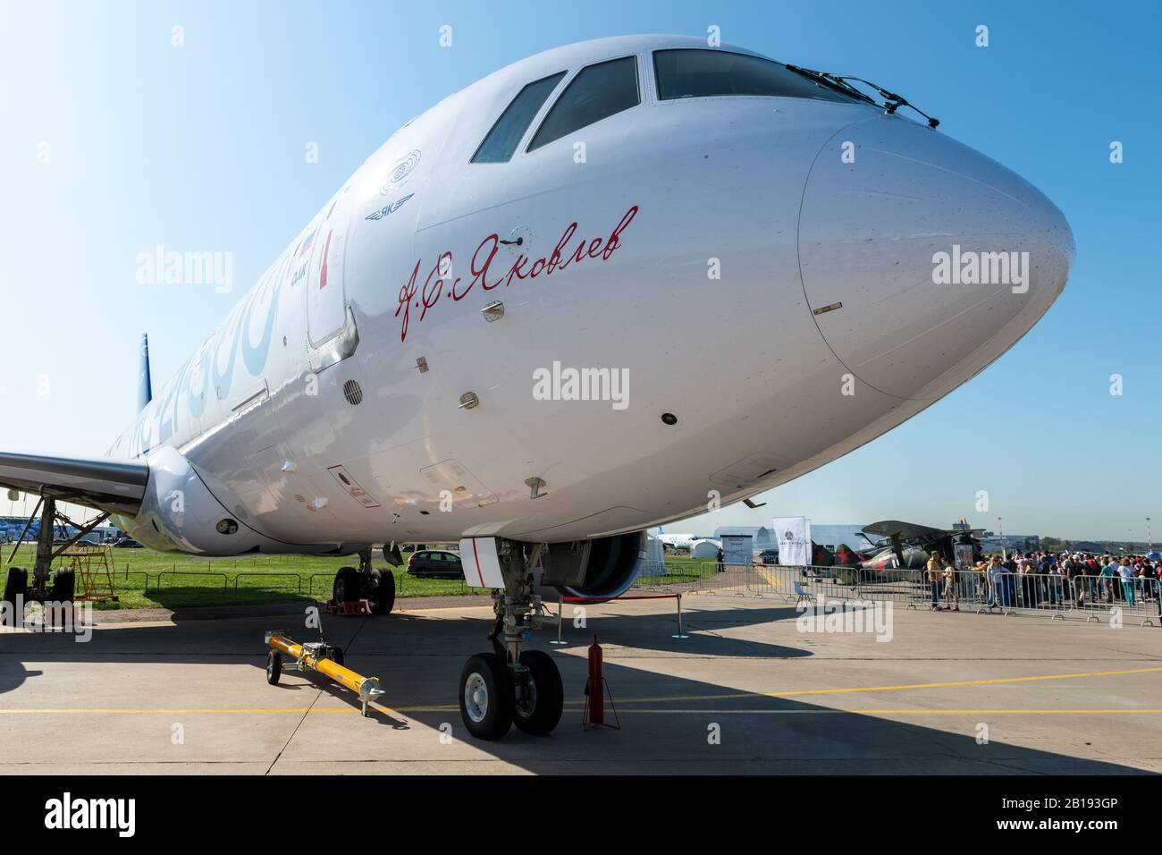 Russian mc 21 aircraft hi-res stock photography and images - Alamy