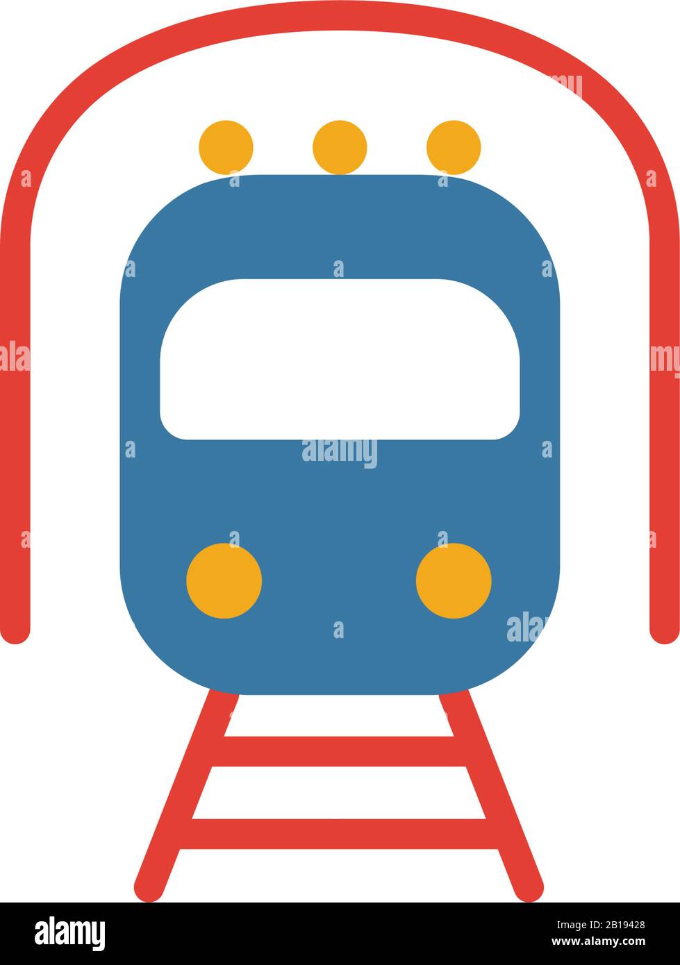 Metro icon. Simple element from transport icons collection. Creative ...