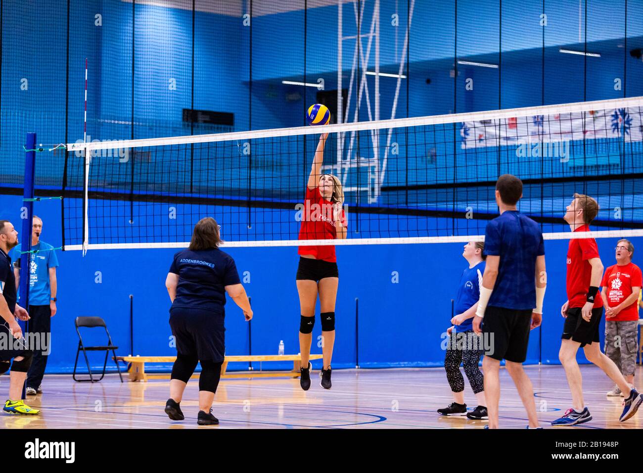 Volleyball smash dunk hi-res stock photography and images - Alamy