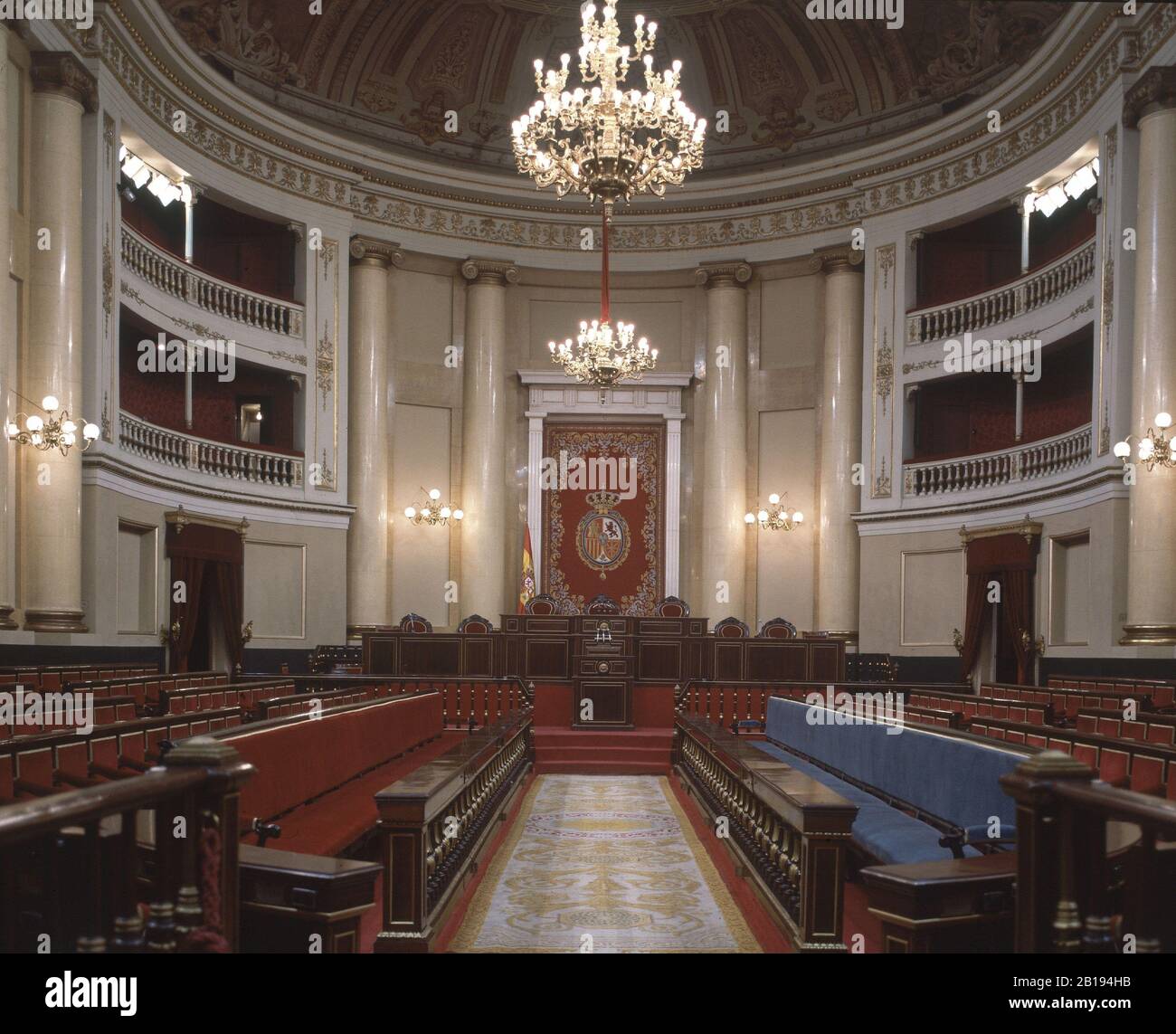 HEMICICLO ANTIGUO O SALON DE SESIONES DEL SENADO SITUADO EN LA ANTIGUA ...