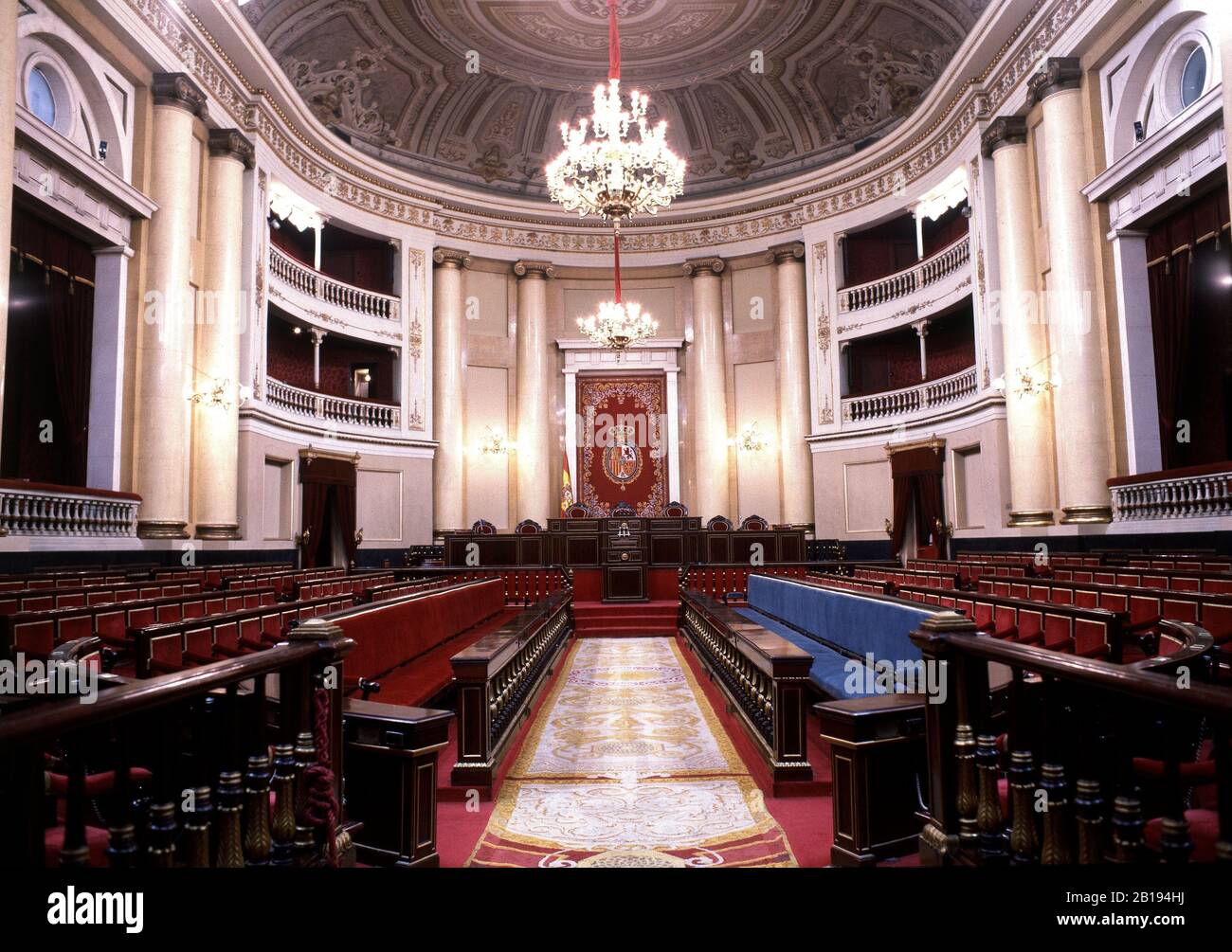 HEMICICLO ANTIGUO O SALON DE SESIONES DEL SENADO SITUADO EN LA ANTIGUA ...