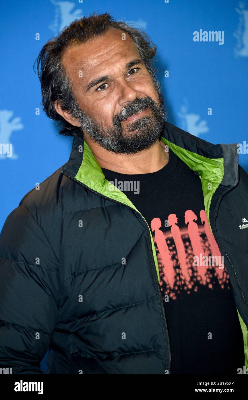 Berlin, Deutschland. 23rd Feb, 2020. Aaron Pedersen at the photocall ...